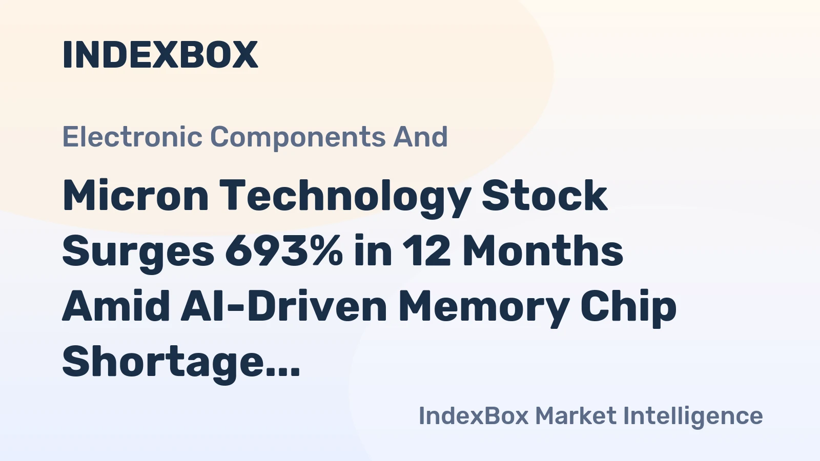 Micron Technology Stock Surges 693% in 12 Months Amid AI-Driven Memory Chip Shortage