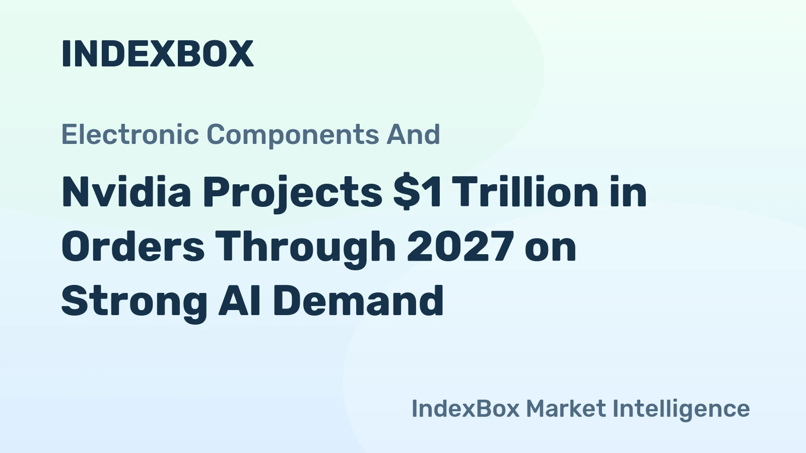 Nvidia Projects $1 Trillion in Orders Through 2027 on Strong AI Demand