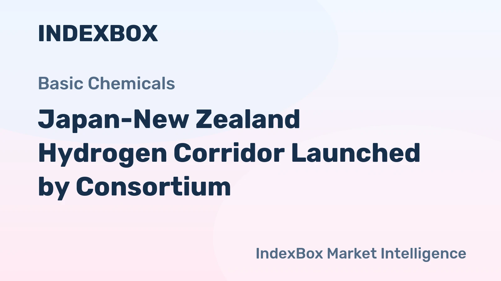 Japan-New Zealand Hydrogen Corridor Launched by Consortium
