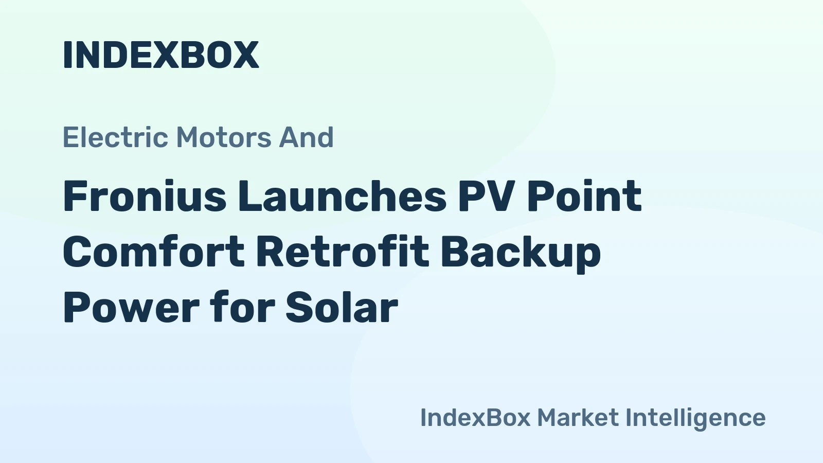 Fronius Launches PV Point Comfort Retrofit Backup Power for Solar