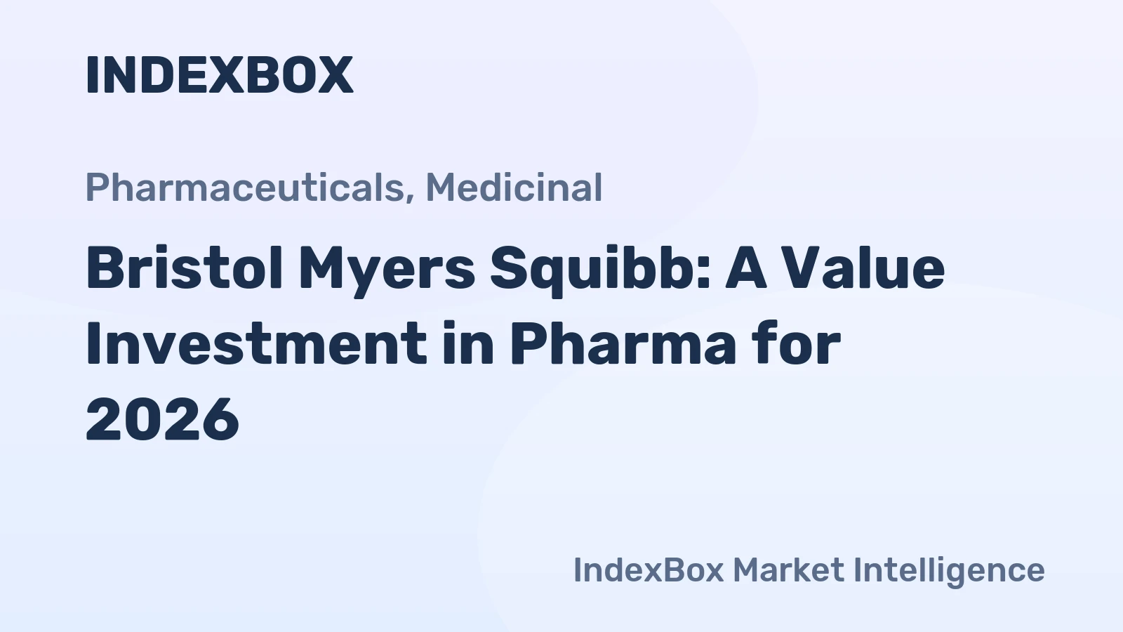Bristol Myers Squibb: A Value Investment in Pharma for 2026