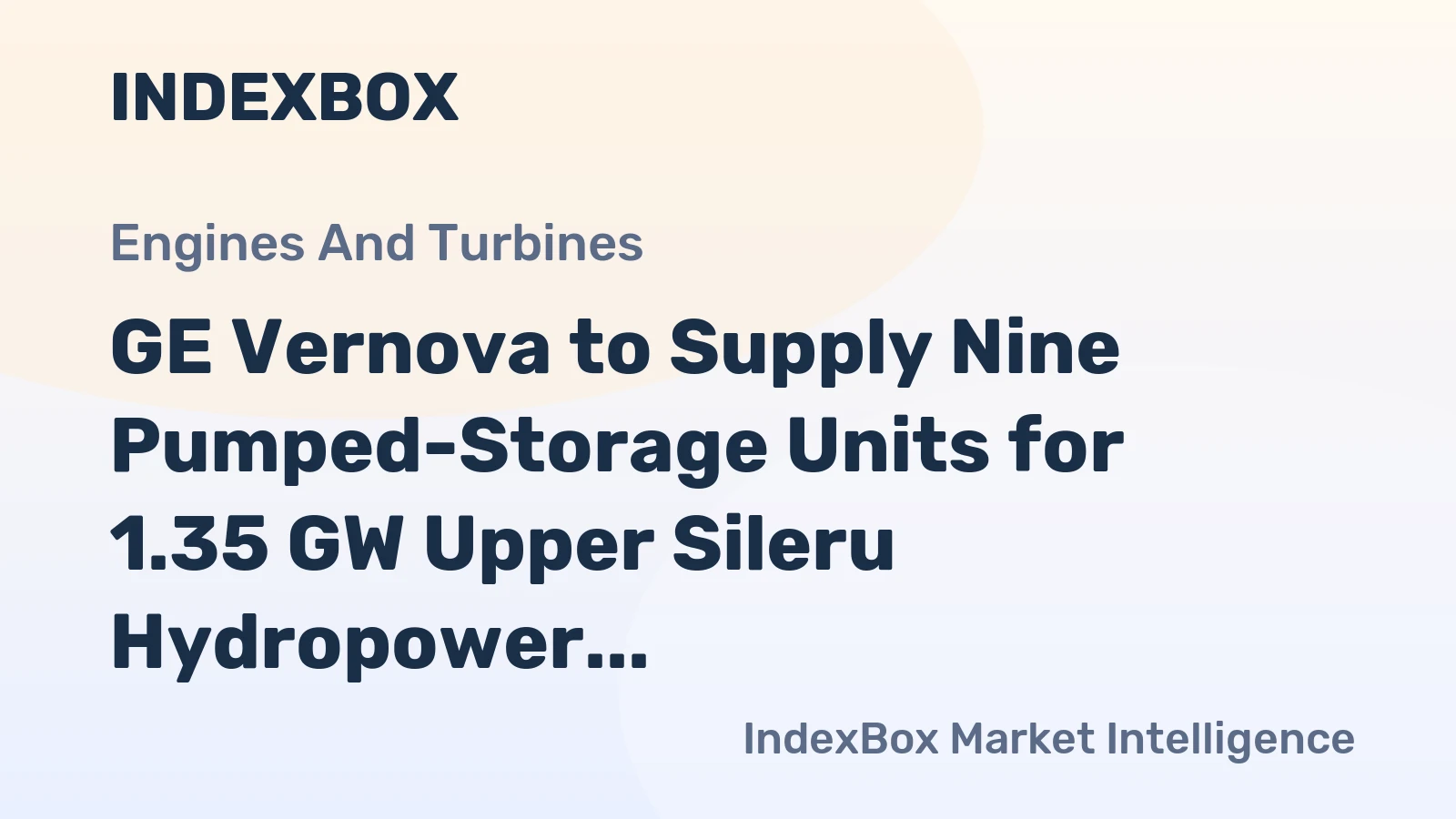 GE Vernova to Supply Nine Pumped-Storage Units for 1.35 GW Upper Sileru Hydropower Plant in India