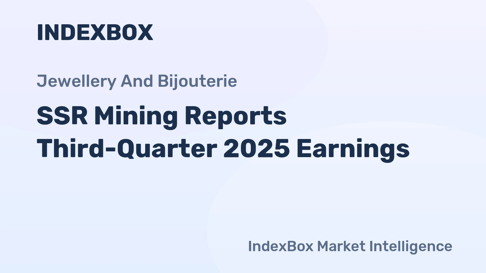 SSR Mining Reports Third-Quarter 2025 Earnings