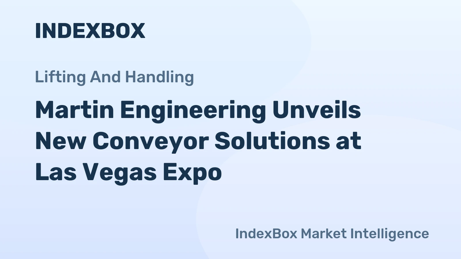 Martin Engineering Unveils New Conveyor Solutions at Las Vegas Expo
