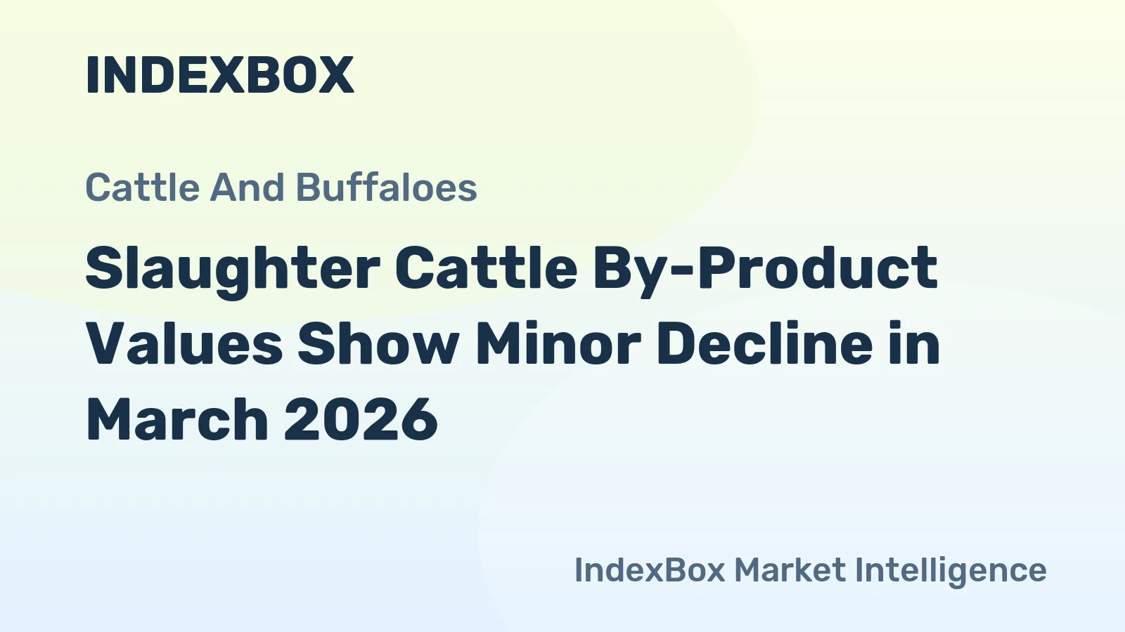 Slaughter Cattle By-Product Values Show Minor Decline in March 2026