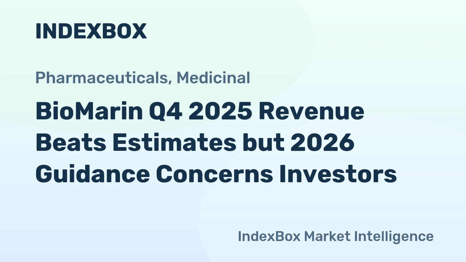 BioMarin Q4 2025 Revenue Beats Estimates but 2026 Guidance Concerns Investors