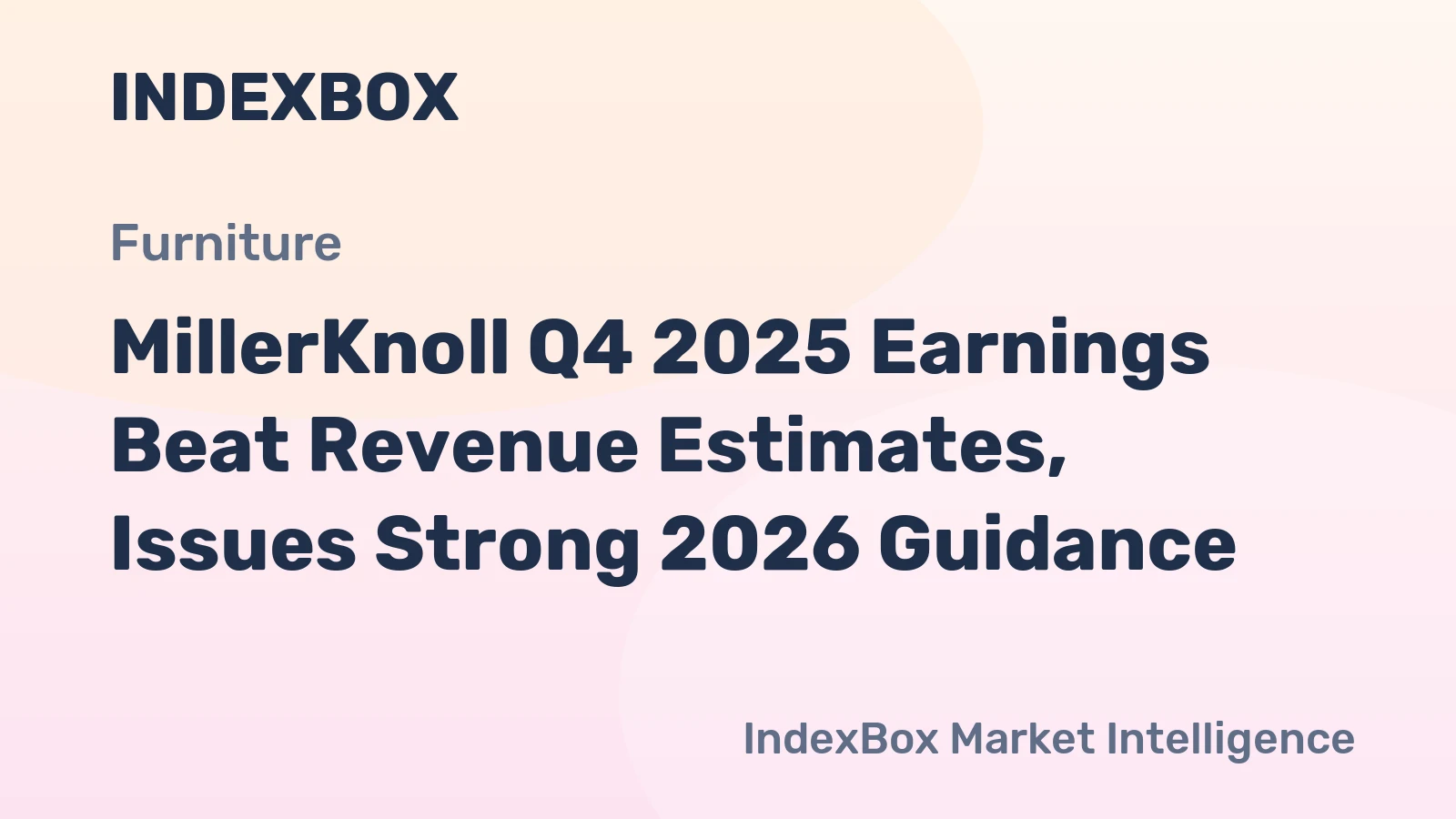 MillerKnoll Q4 2025 Earnings Beat Revenue Estimates, Issues Strong 2026 Guidance
