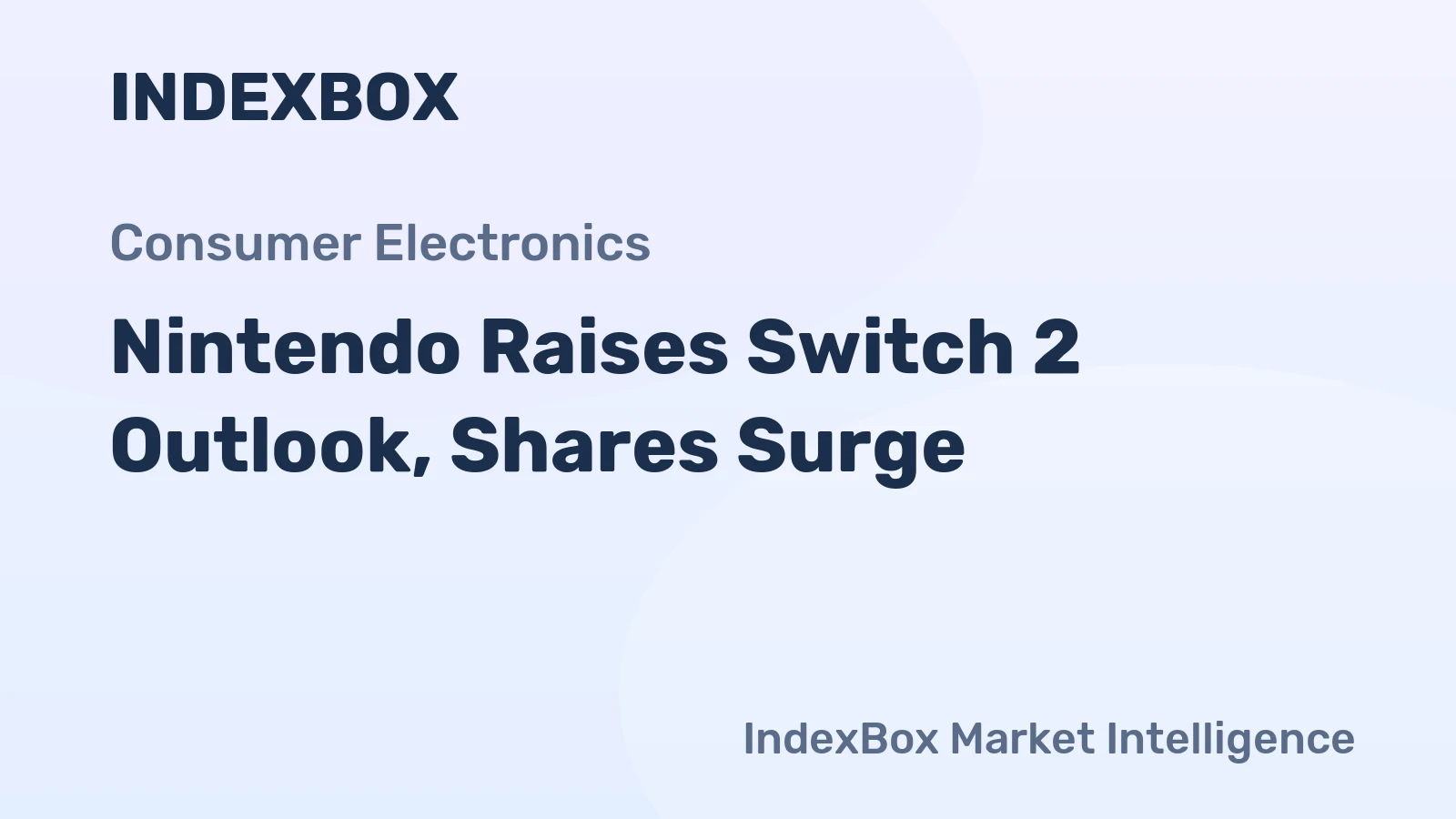 Nintendo Raises Switch 2 Outlook, Shares Surge