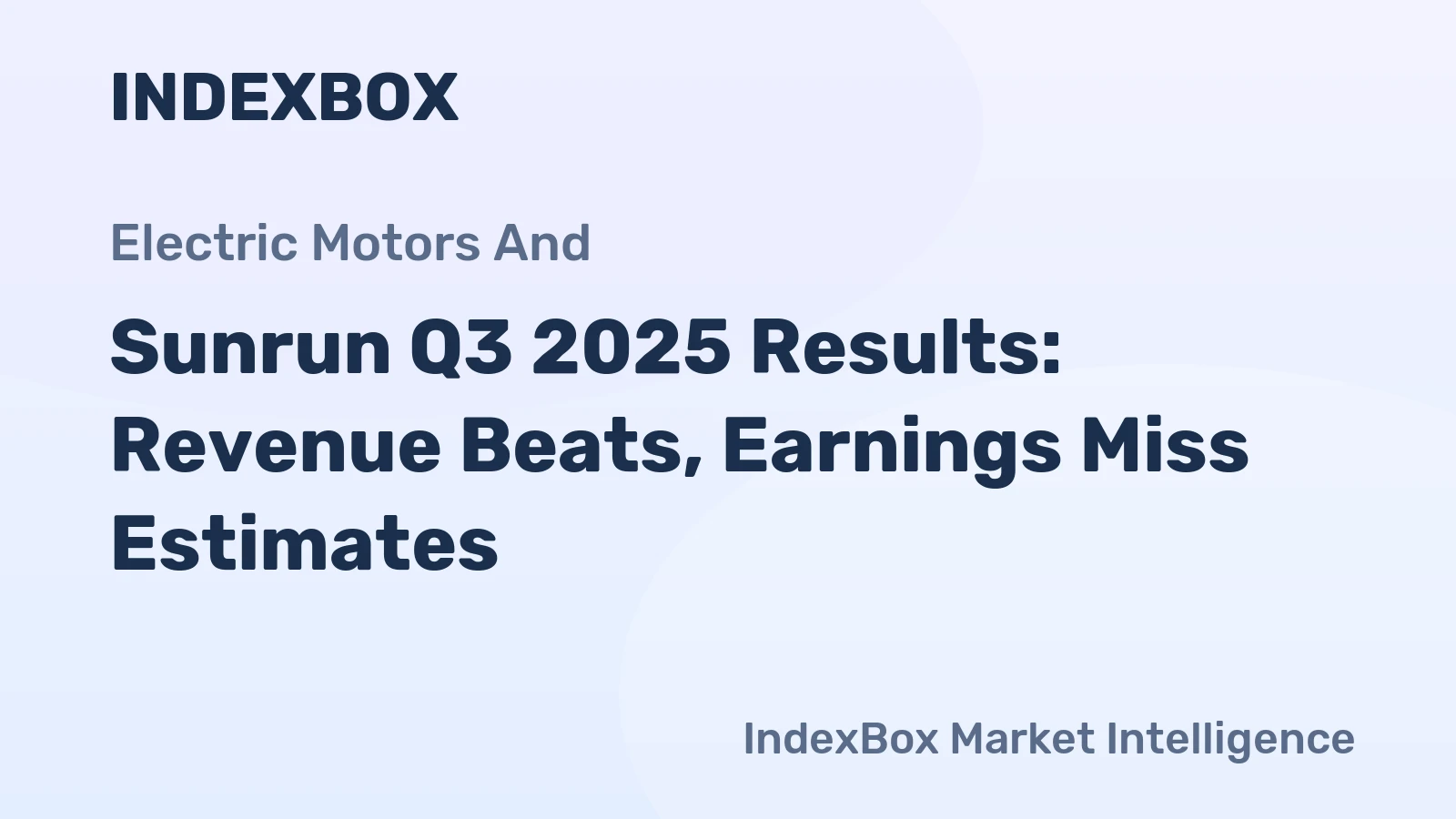Sunrun Q3 2025 Results: Revenue Beats, Earnings Miss Estimates