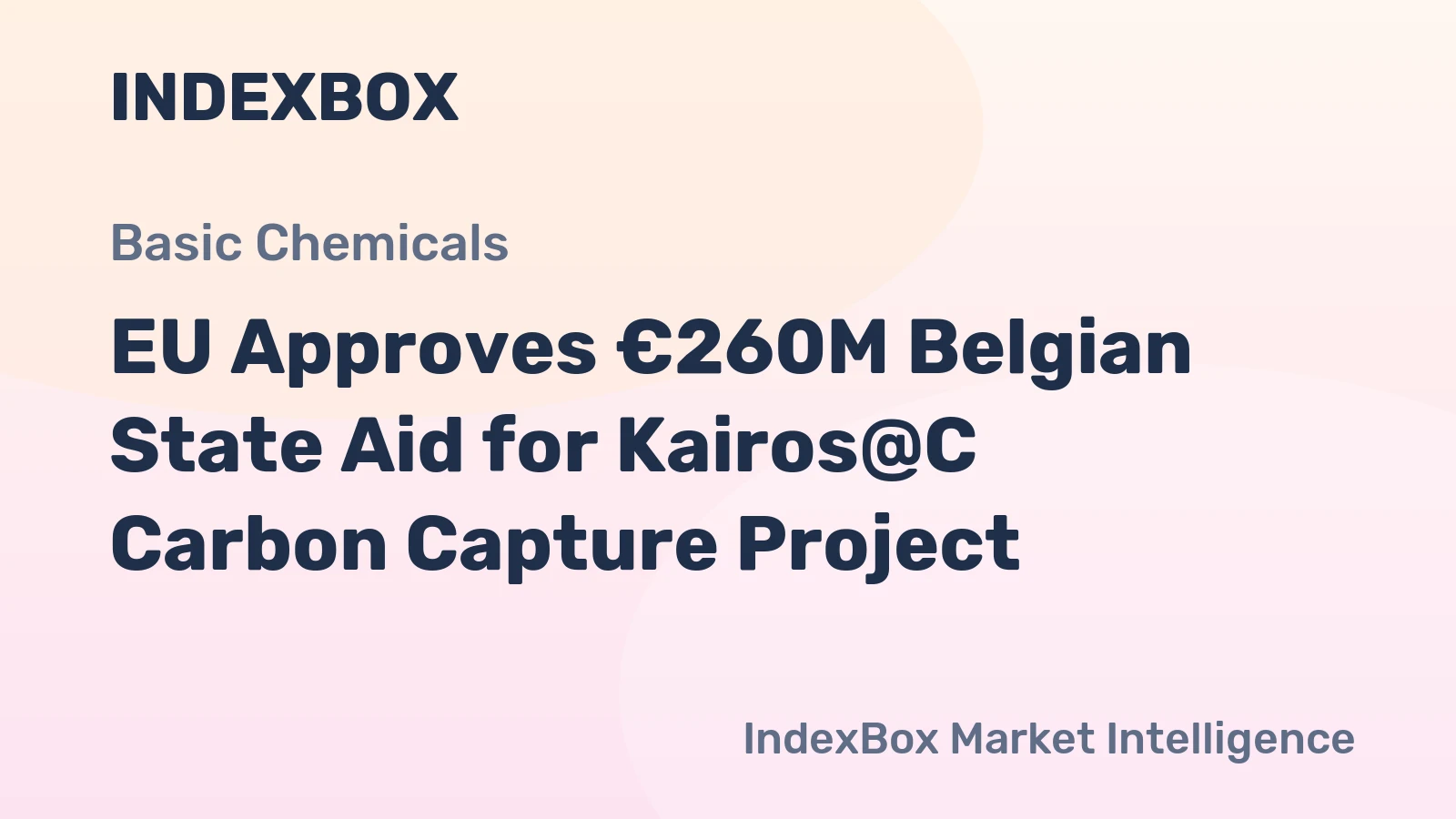 EU Approves €260M Belgian State Aid for Kairos@C Carbon Capture Project