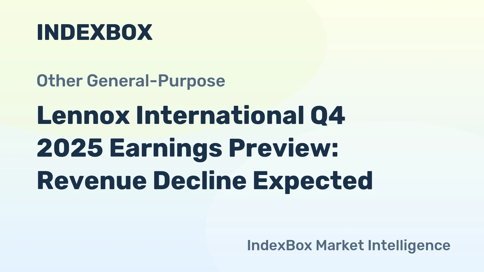 Lennox International Q4 2025 Earnings Preview: Revenue Decline Expected