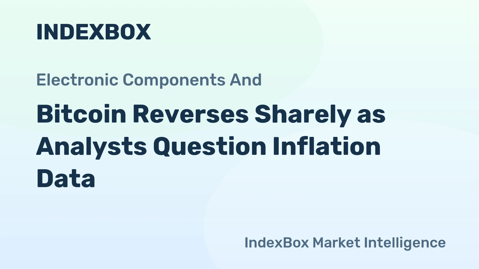 Bitcoin Reverses Sharely as Analysts Question Inflation Data