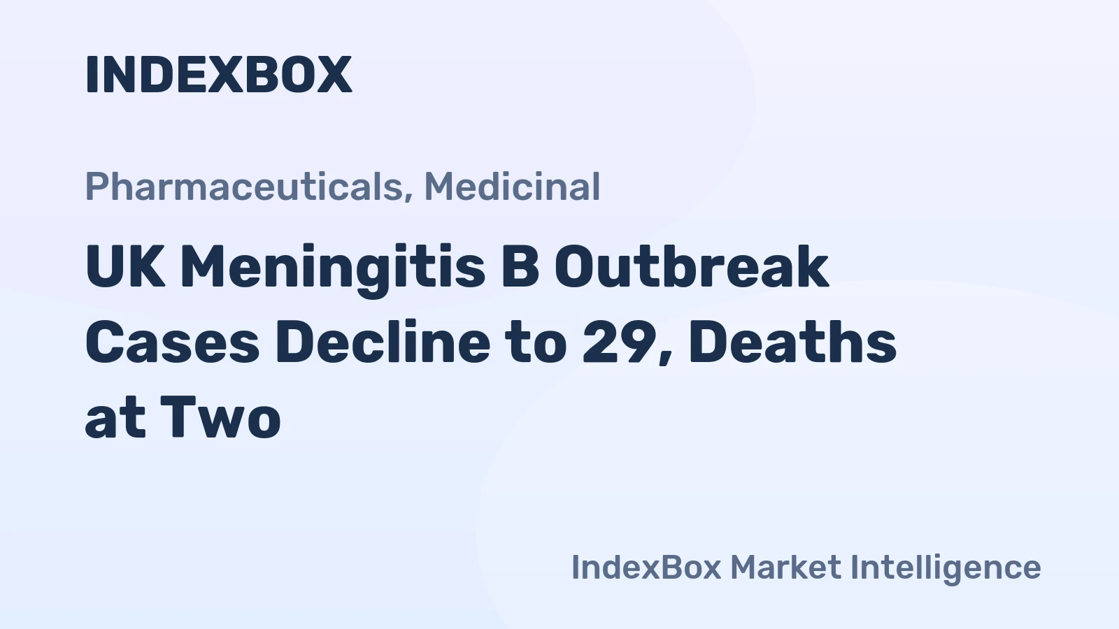 UK Meningitis B Outbreak Cases Decline to 29, Deaths at Two