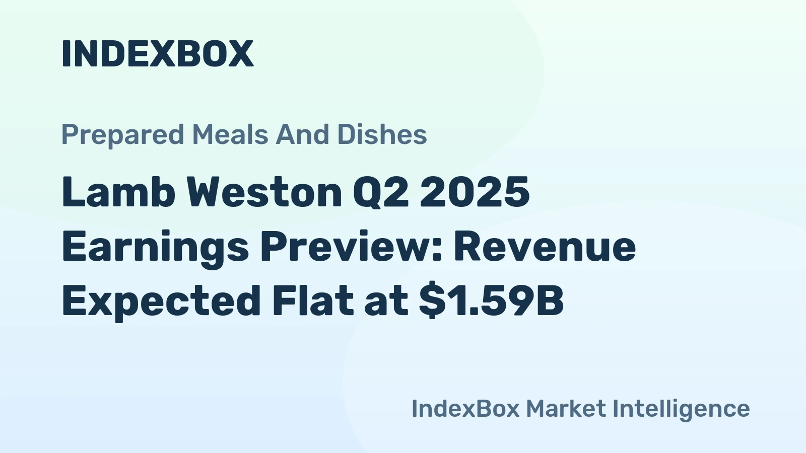 Lamb Weston Q2 2025 Earnings Preview: Revenue Expected Flat at $1.59B