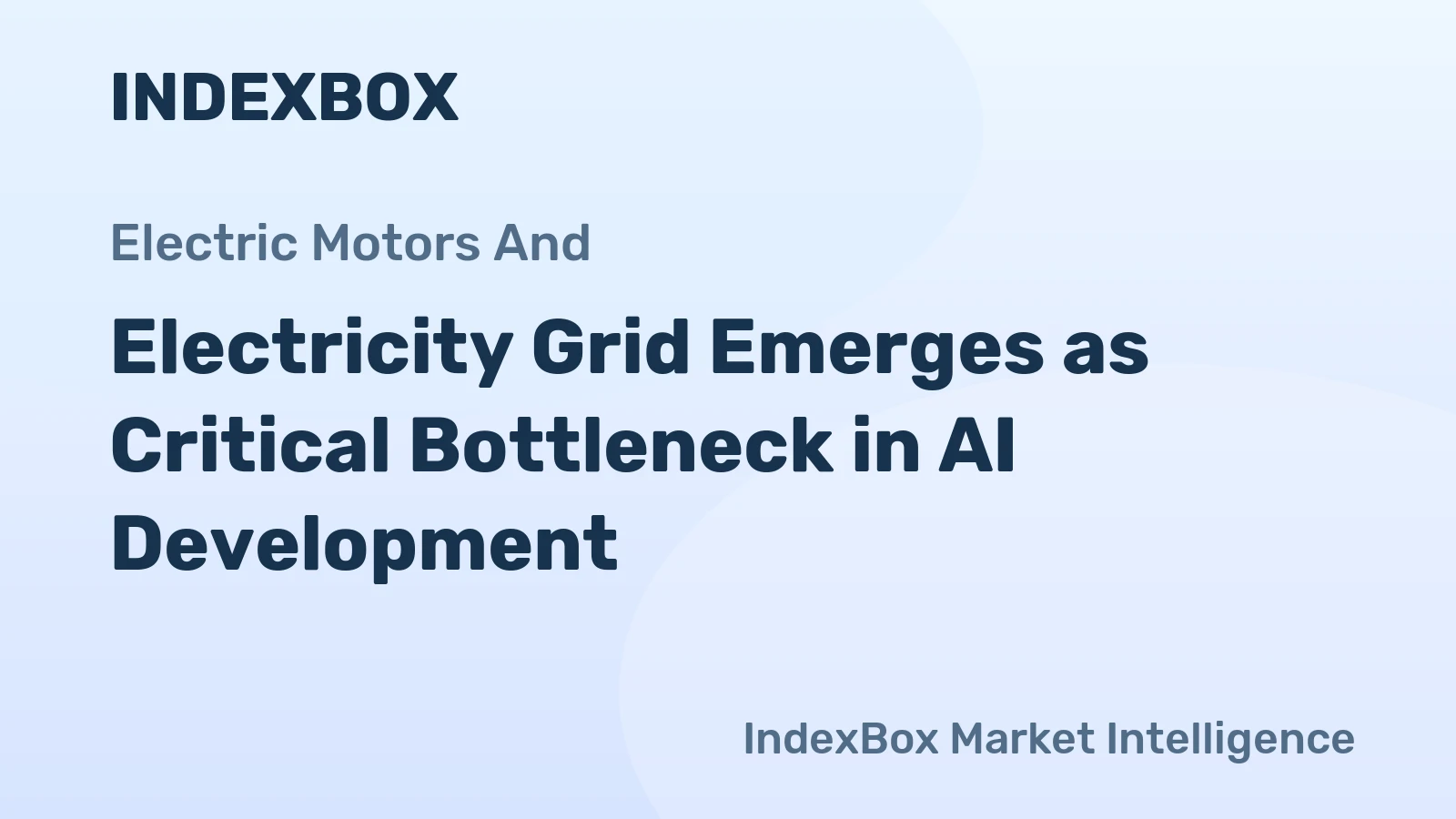 Electricity Grid Emerges as Critical Bottleneck in AI Development