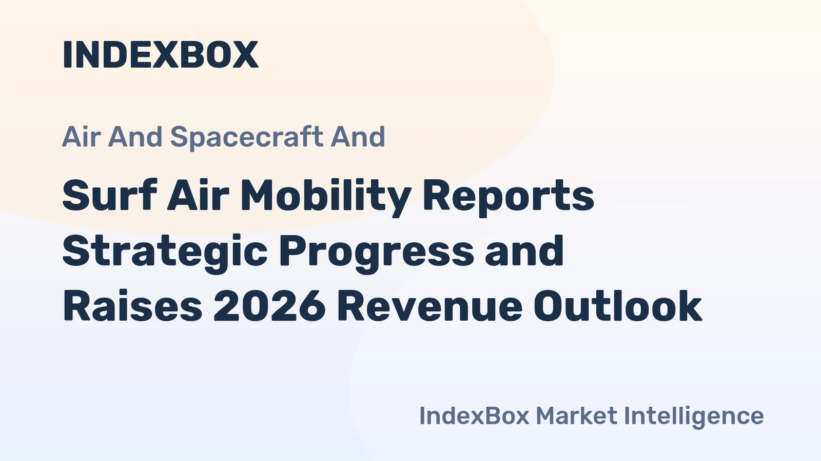 Surf Air Mobility Reports Strategic Progress and Raises 2026 Revenue Outlook