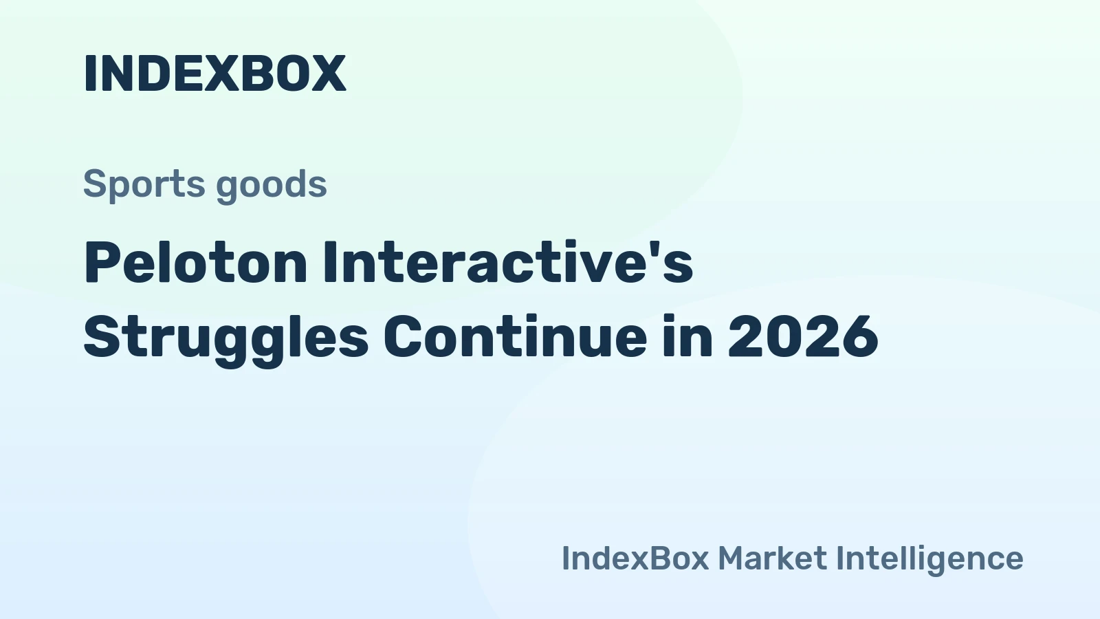 Peloton Interactive's Struggles Continue in 2026