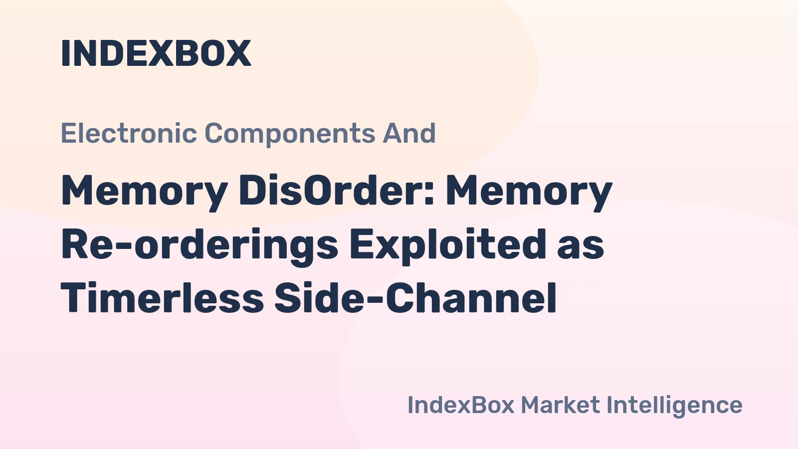 Memory DisOrder: Memory Re-orderings Exploited as Timerless Side-Channel