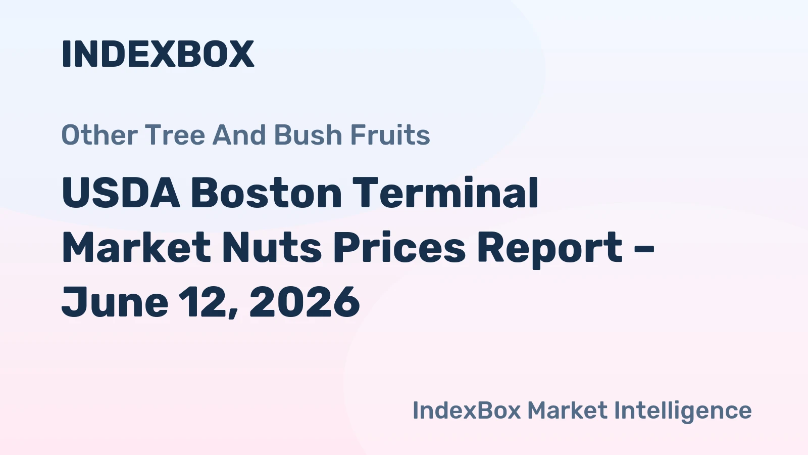 USDA Boston Terminal Market Nuts Prices Report – June 12, 2026