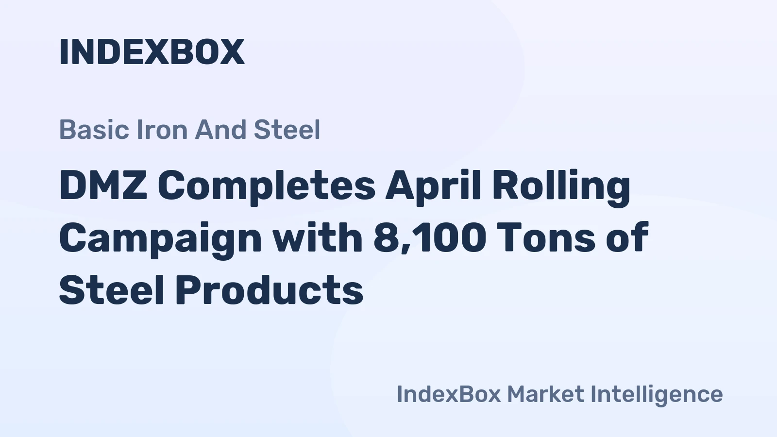 DMZ Completes April Rolling Campaign with 8,100 Tons of Steel Products
