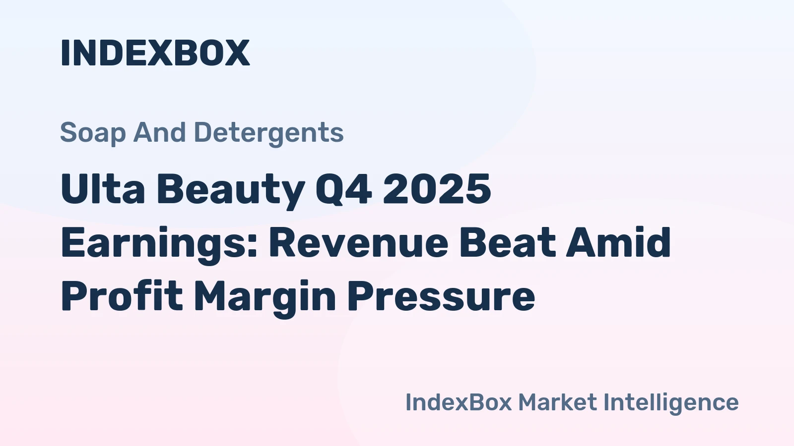 Ulta Beauty Q4 2025 Earnings: Revenue Beat Amid Profit Margin Pressure