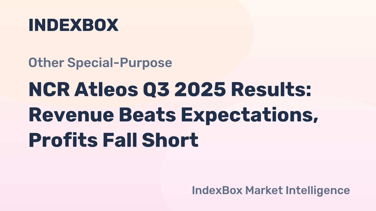 NCR Atleos Q3 2025 Results: Revenue Beats Expectations, Profits Fall Short