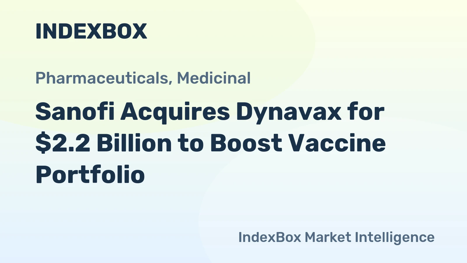 Sanofi Acquires Dynavax for $2.2 Billion to Boost Vaccine Portfolio