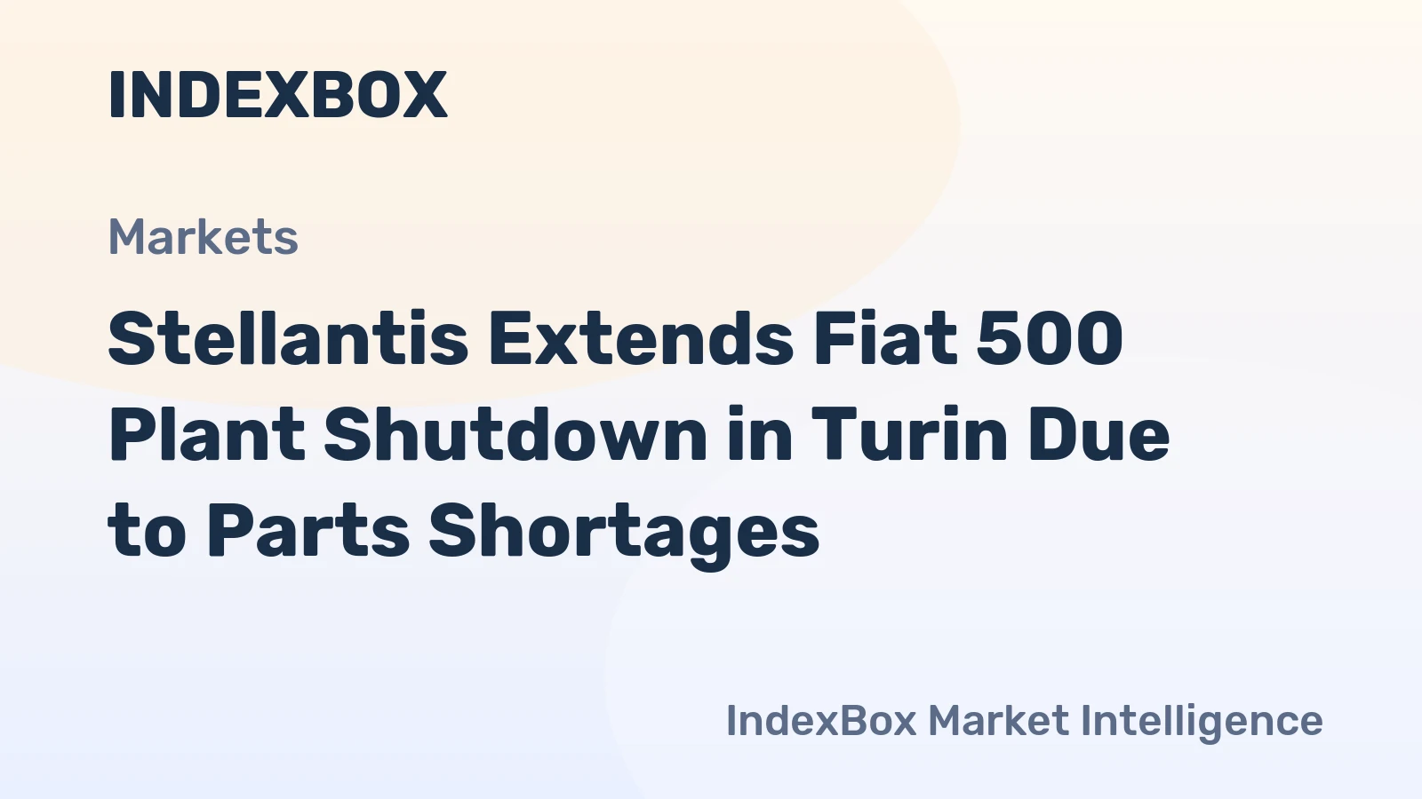 Stellantis Extends Fiat 500 Plant Shutdown in Turin Due to Parts Shortages