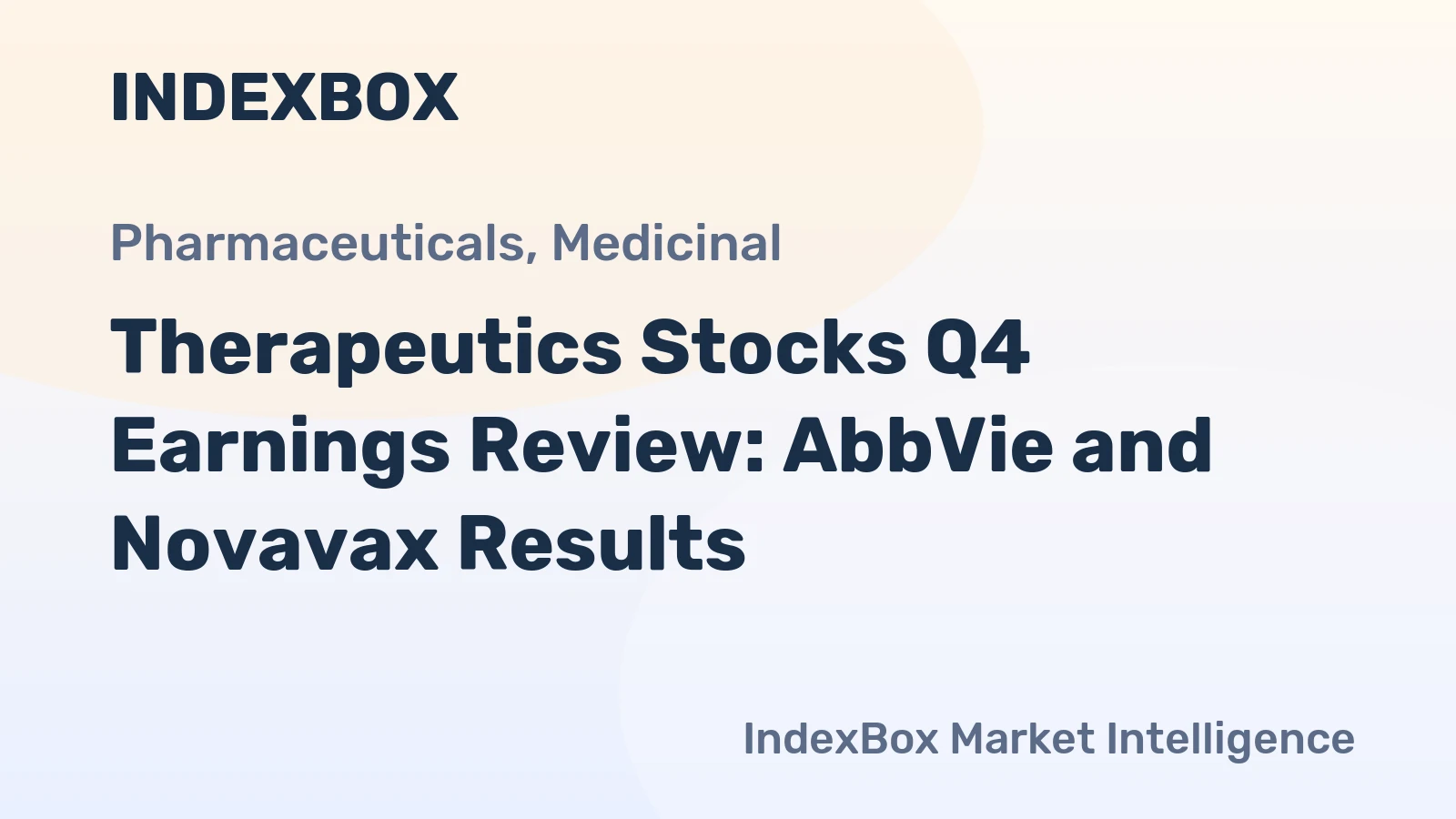 Therapeutics Stocks Q4 Earnings Review: AbbVie and Novavax Results