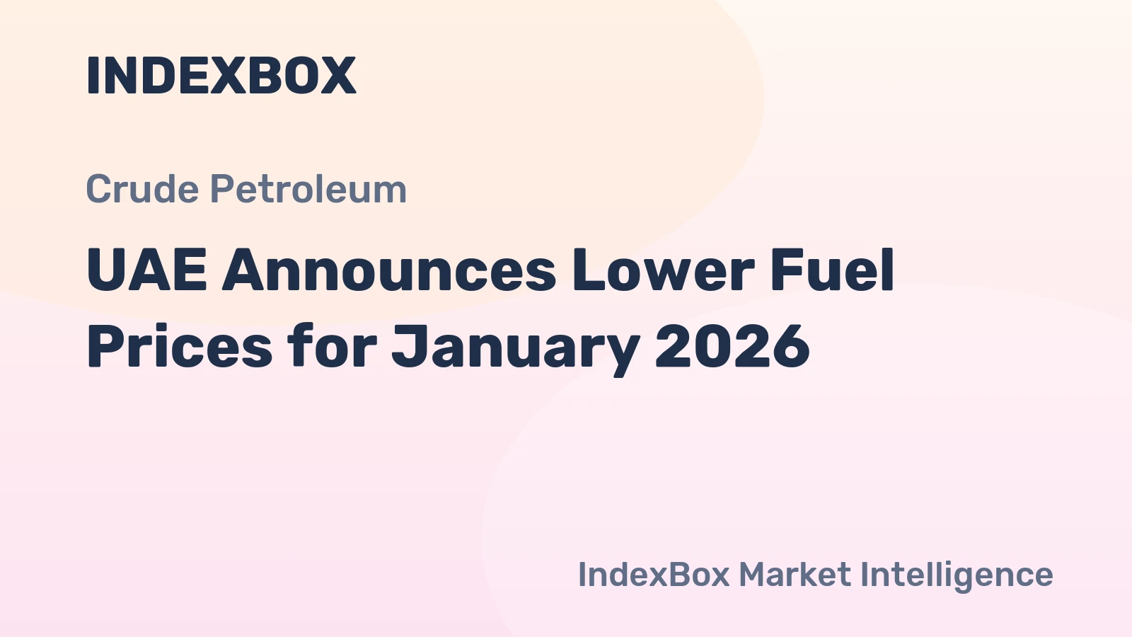 UAE Announces Lower Fuel Prices for January 2026