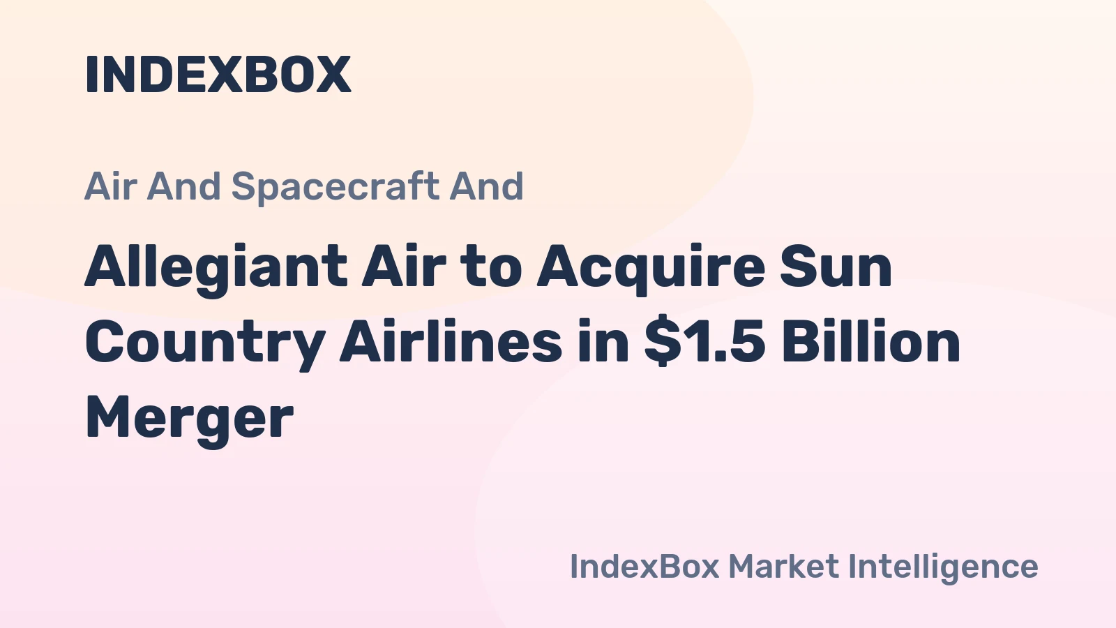 Allegiant Air to Acquire Sun Country Airlines in $1.5 Billion Merger