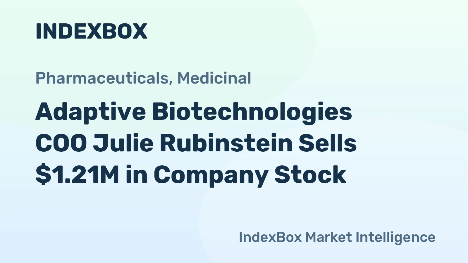 Adaptive Biotechnologies COO Julie Rubinstein Sells $1.21M in Company Stock