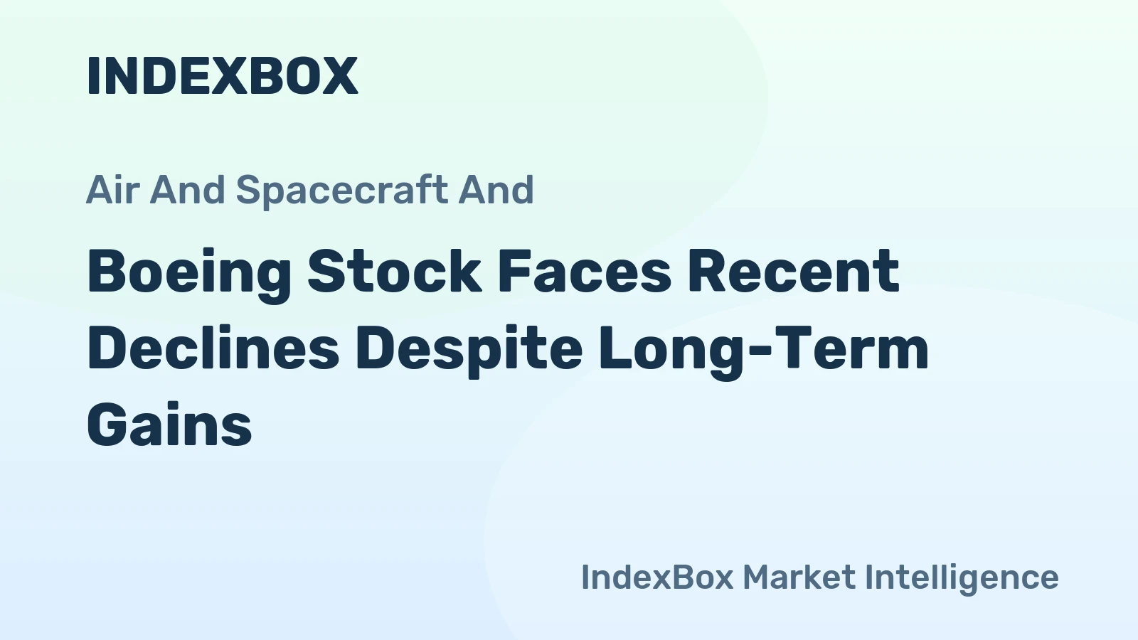 Boeing Stock Faces Recent Declines Despite Long-Term Gains