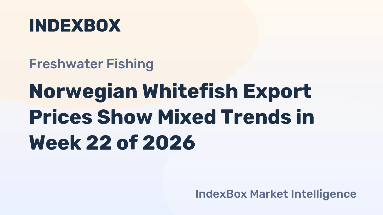 Norwegian Whitefish Export Prices Show Mixed Trends in Week 22 of 2026