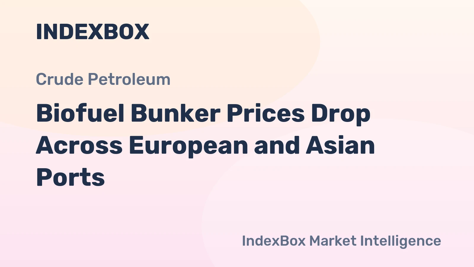 Biofuel Bunker Prices Drop Across European and Asian Ports