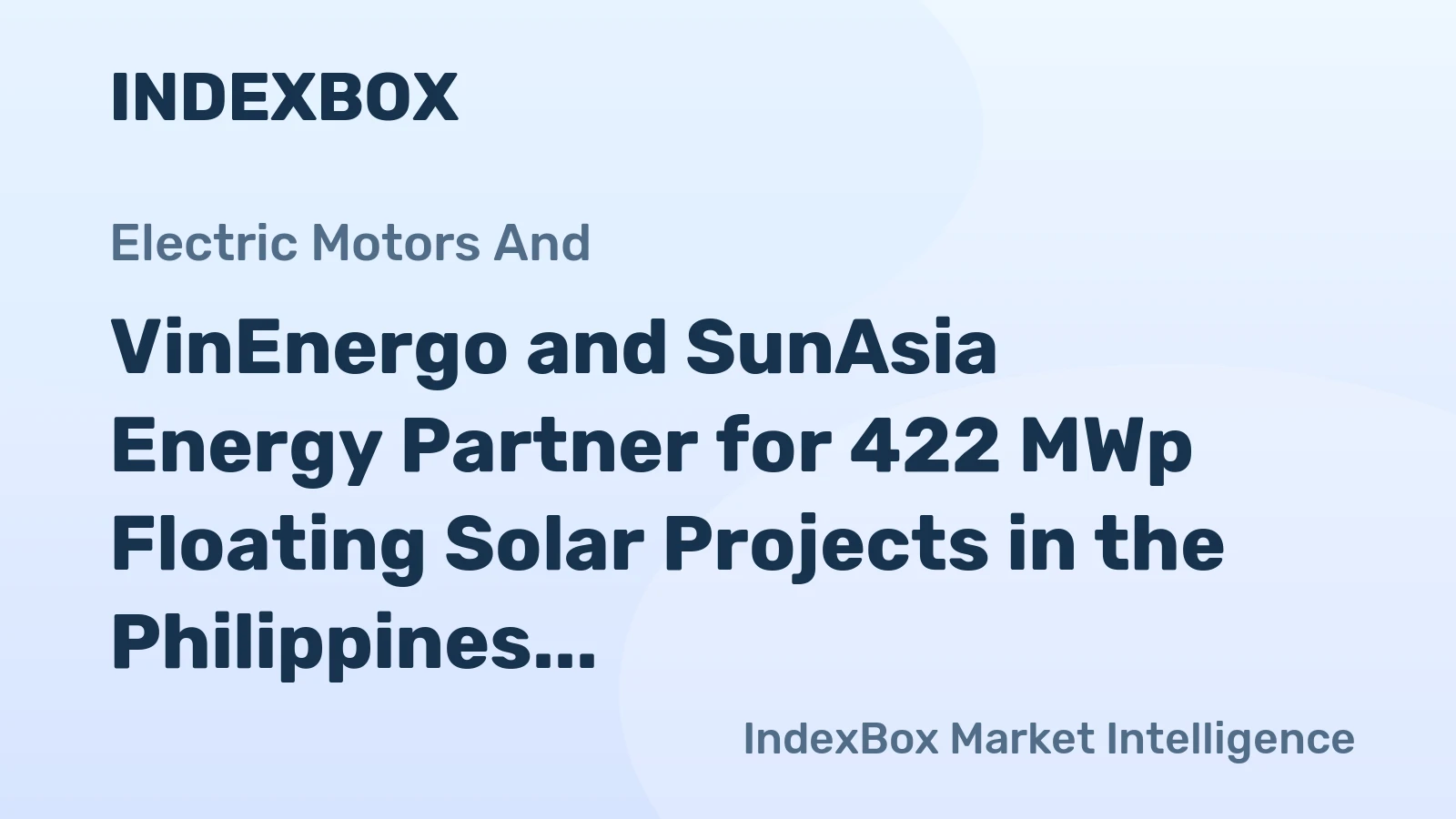 VinEnergo and SunAsia Energy Partner for 422 MWp Floating Solar Projects in the Philippines