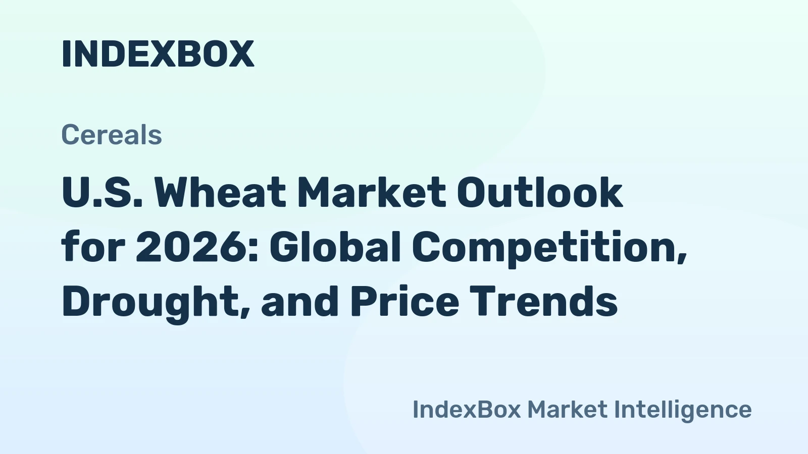 U.S. Wheat Market Outlook for 2026: Global Competition, Drought, and Price Trends
