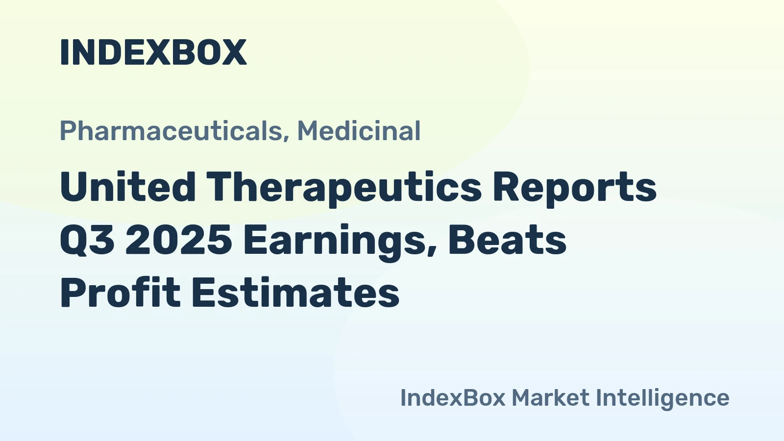 United Therapeutics Reports Q3 2025 Earnings, Beats Profit Estimates