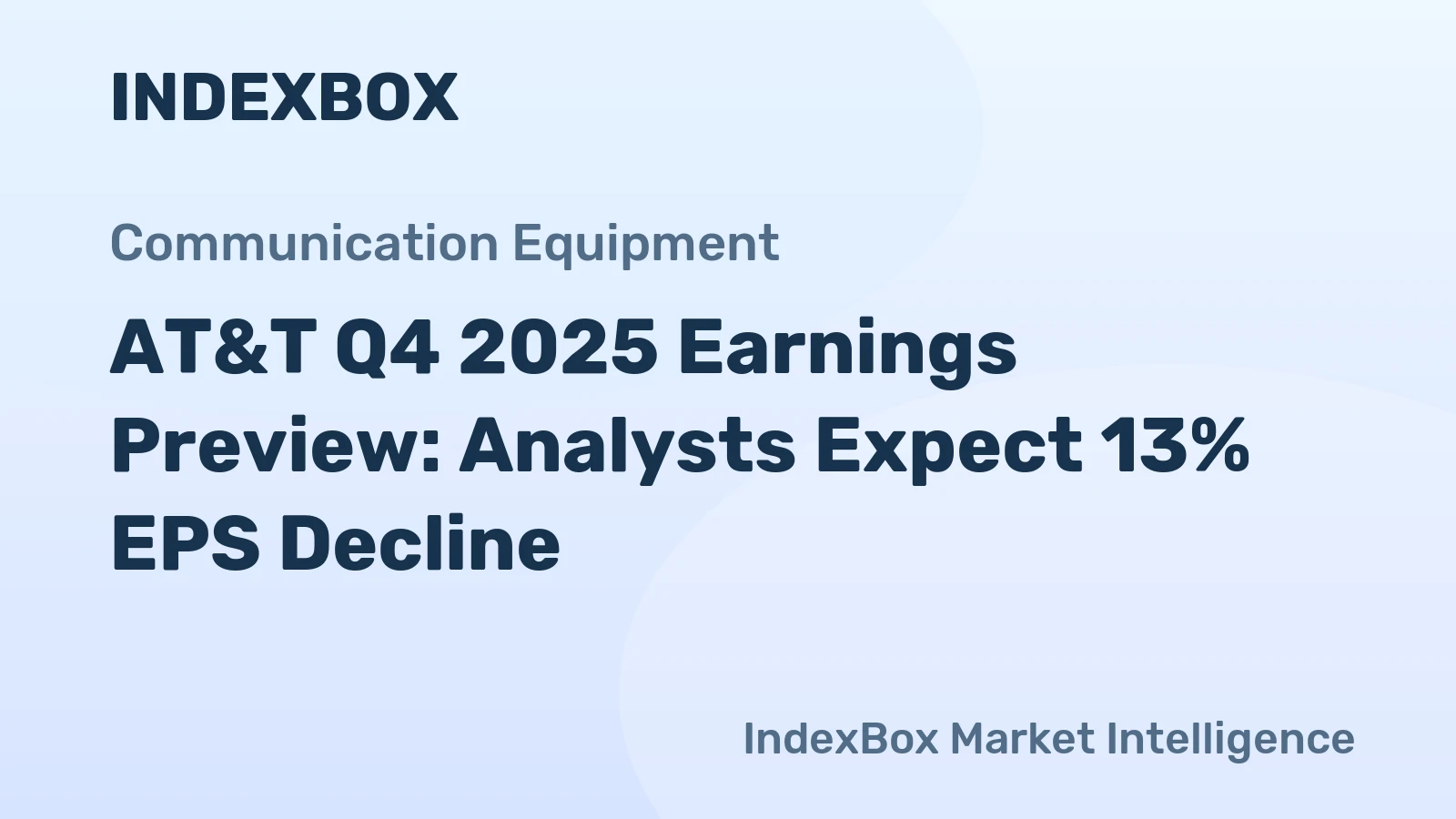 AT&T Q4 2025 Earnings Preview: Analysts Expect 13% EPS Decline
