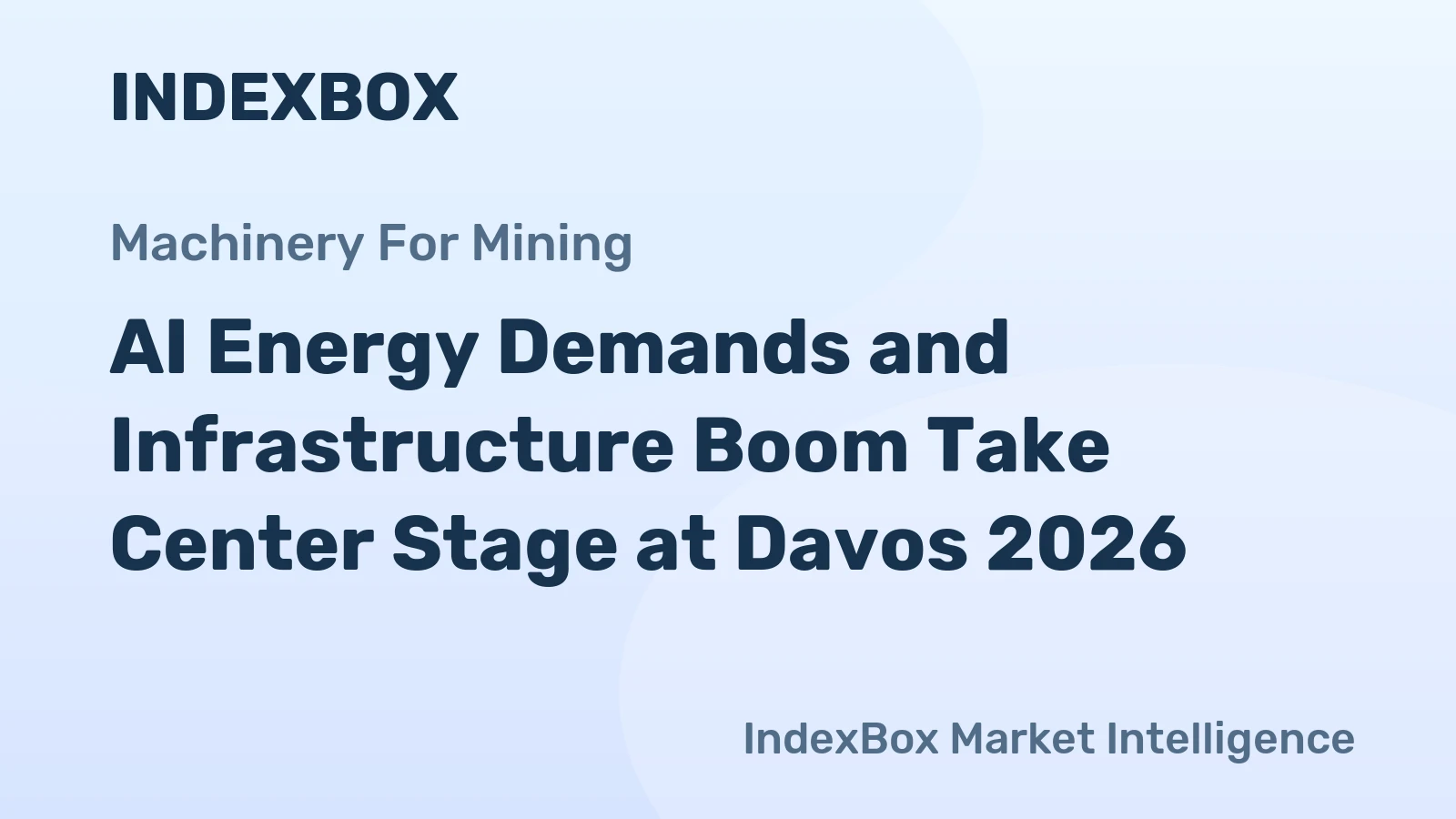 AI Energy Demands and Infrastructure Boom Take Center Stage at Davos 2026