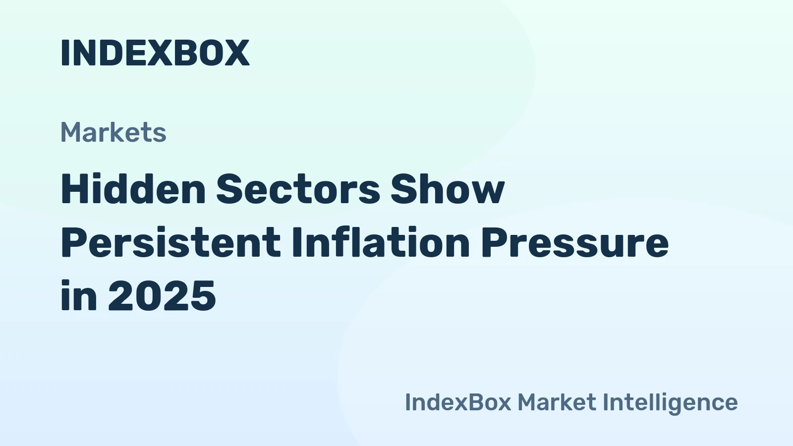 Hidden Sectors Show Persistent Inflation Pressure in 2025