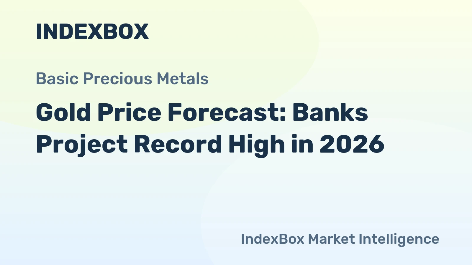Gold Price Forecast: Banks Project Record High in 2026