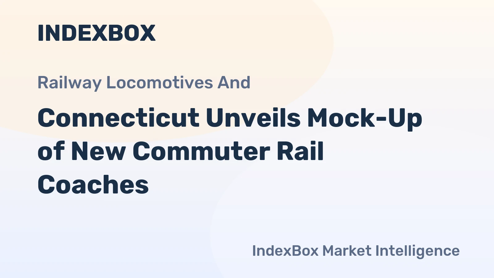 Connecticut Unveils Mock-Up of New Commuter Rail Coaches