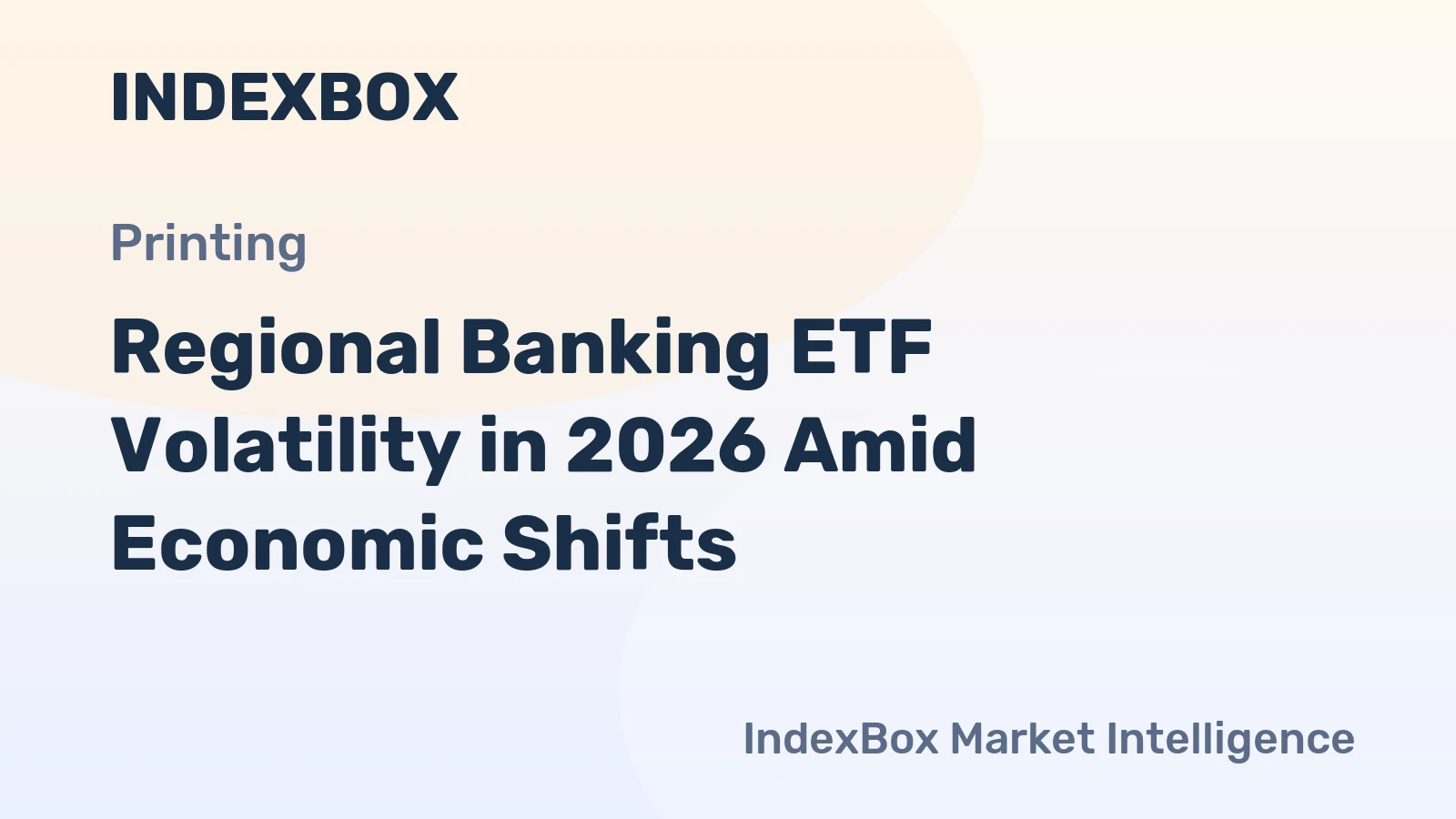 Regional Banking ETF Volatility in 2026 Amid Economic Shifts