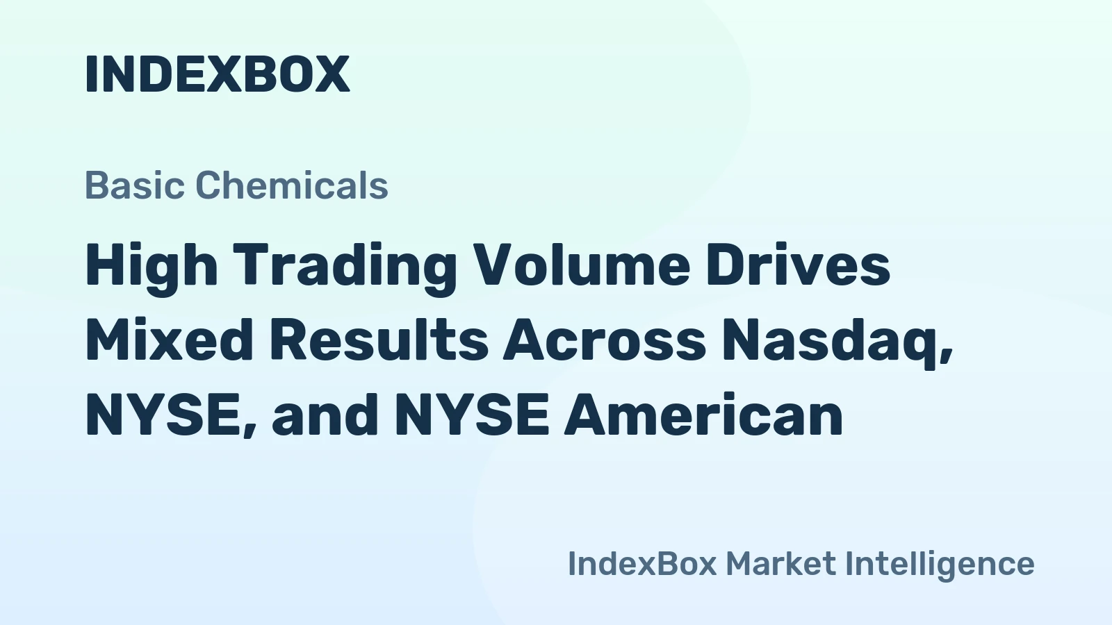 High Trading Volume Drives Mixed Results Across Nasdaq, NYSE, and NYSE American