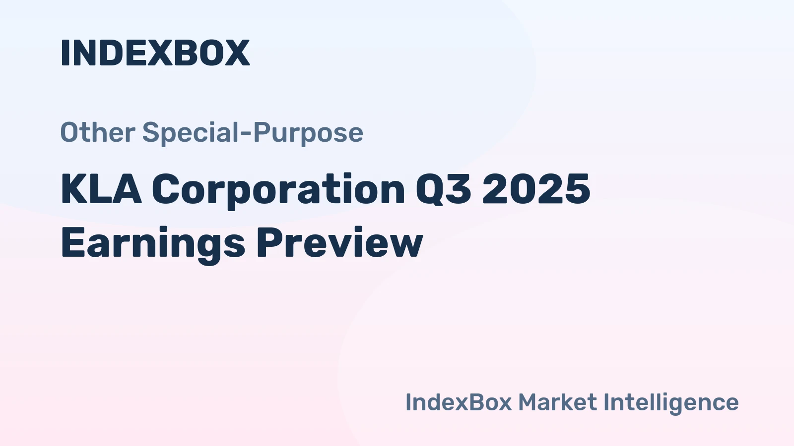 KLA Corporation Q3 2025 Earnings Preview