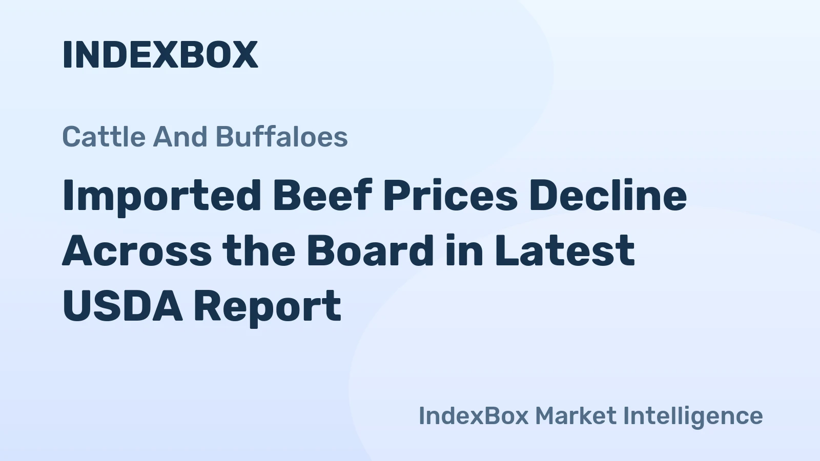 Imported Beef Prices Decline Across the Board in Latest USDA Report