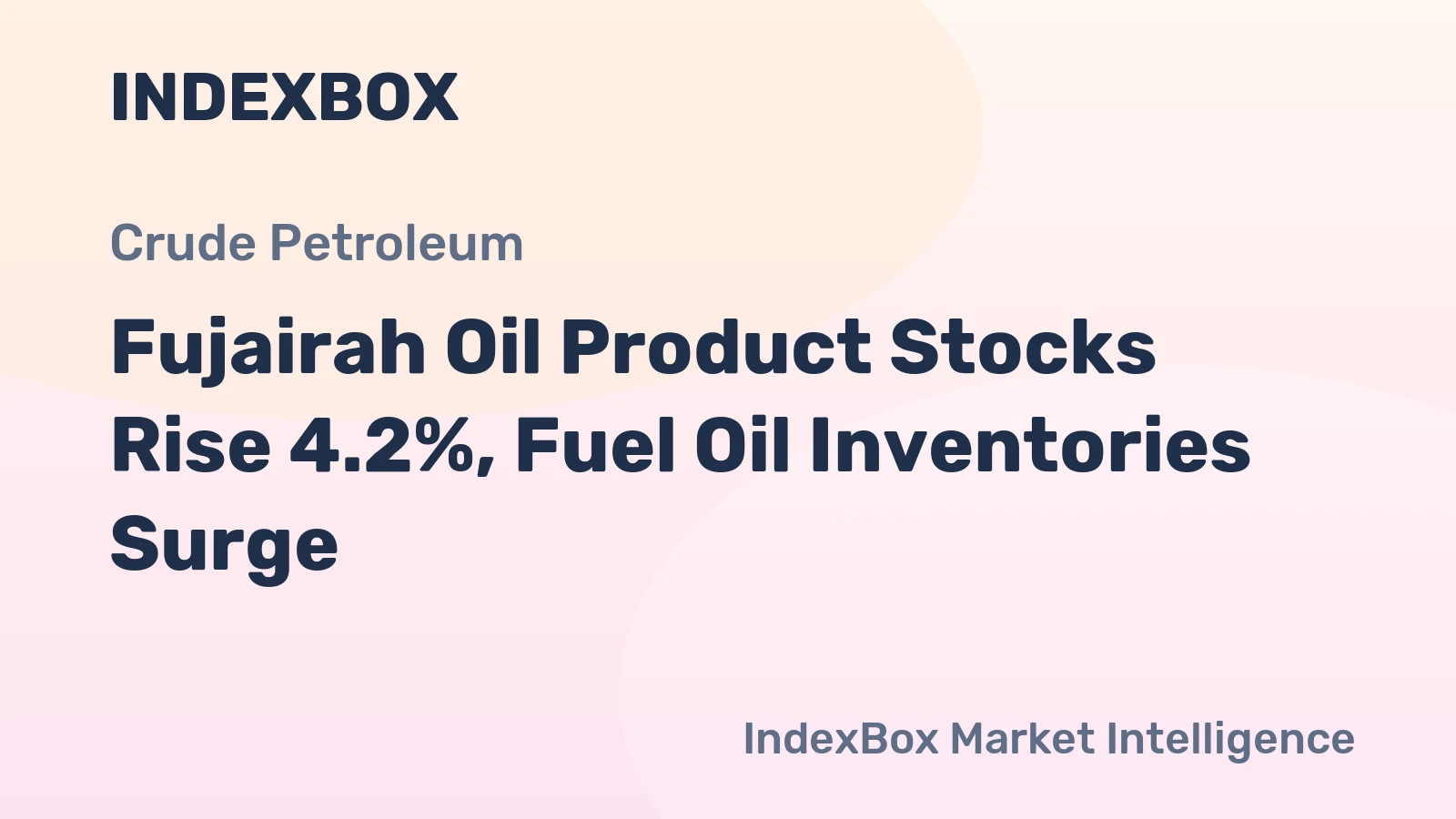 Fujairah Oil Product Stocks Rise 4.2%, Fuel Oil Inventories Surge
