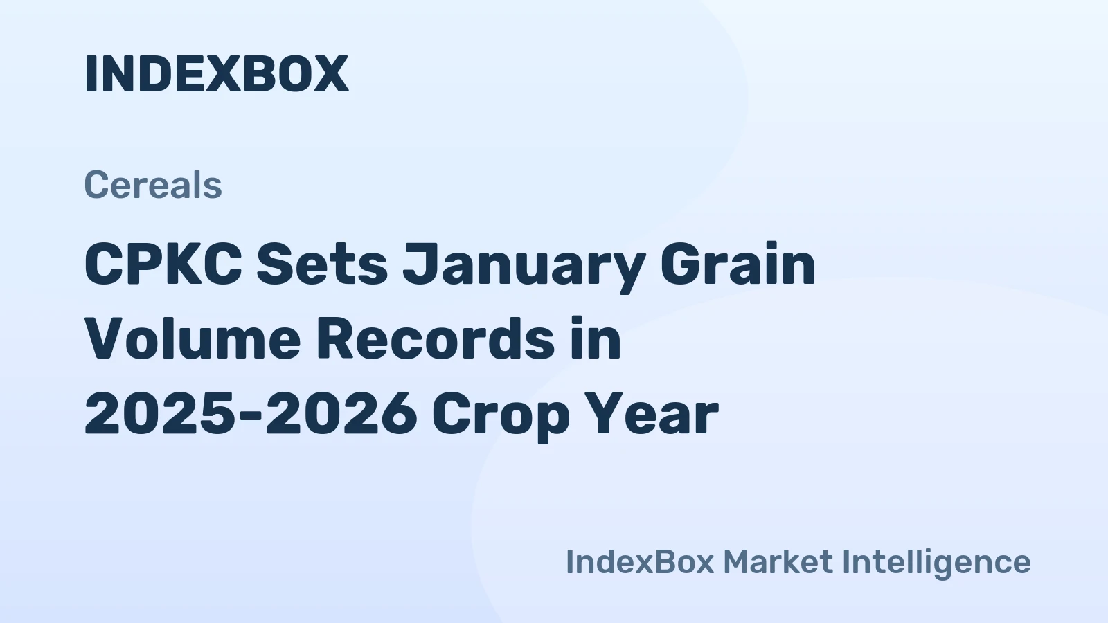 CPKC Sets January Grain Volume Records in 2025-2026 Crop Year
