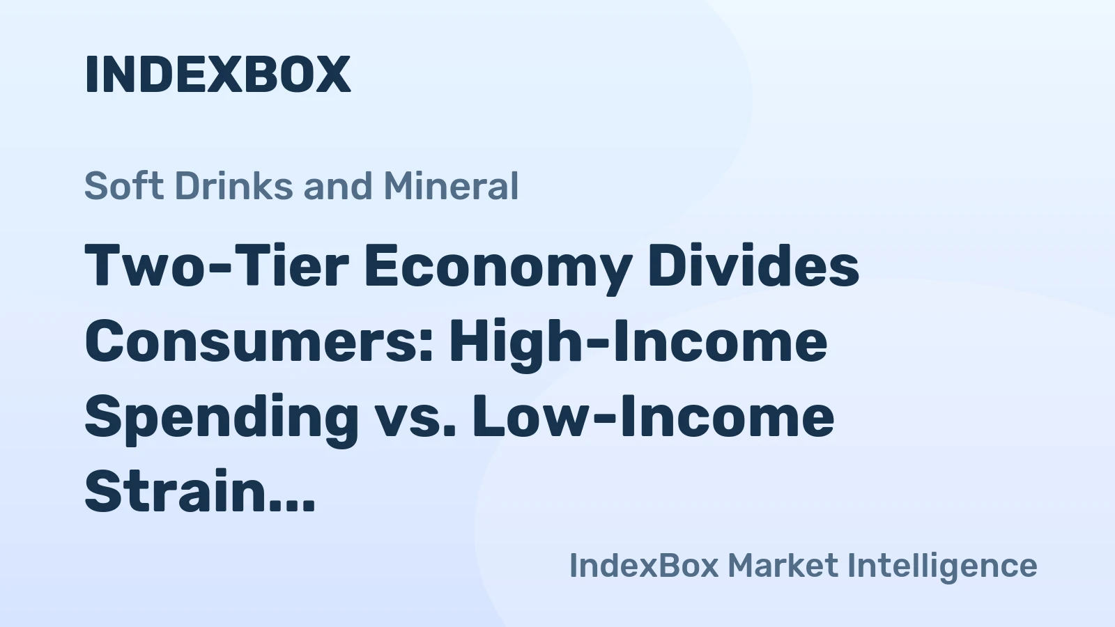 Two-Tier Economy Divides Consumers: High-Income Spending vs. Low-Income Strain